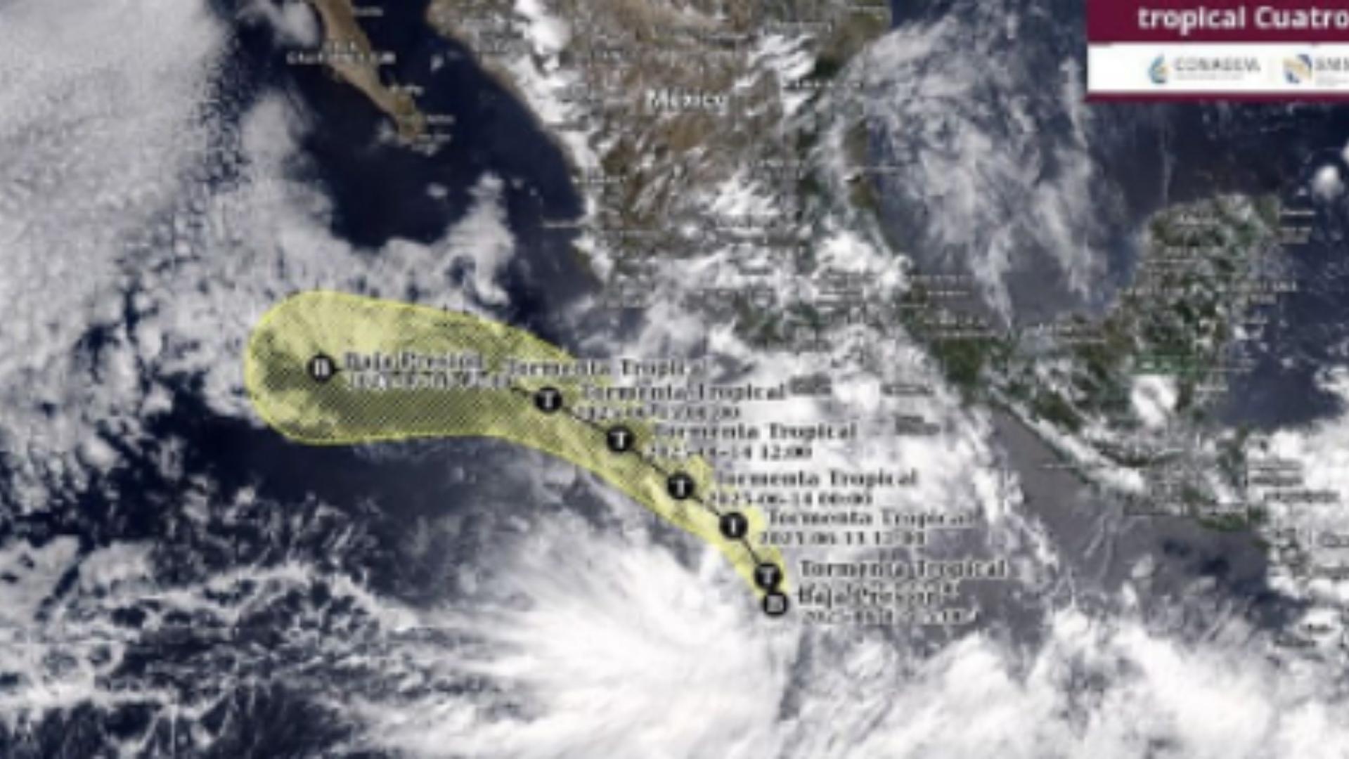 Alertan por Formación del Potencial Ciclón Tropical 4-E en el Pacífico Mexicano, ¿Cómo Afectará ...